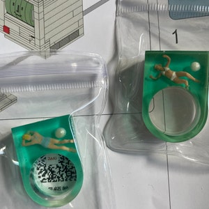 Swimming Pool Ring, Beach Jewelry, Caribbean Blue Gifts, Handmade ...