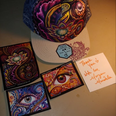 Melty Lisa 12x16 Inch Art Print by Morgan Mandala, Randal Roberts, and ...