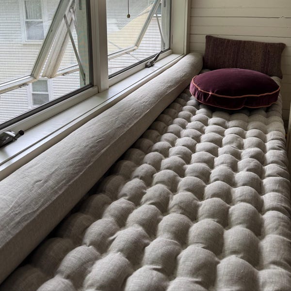HEMP Shikibuton 6” Thick Mat Shiki Futon Filled Organic Hemp Fiber ...
