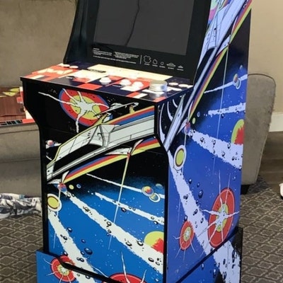 Arcade1up Cabinet Riser Graphics Pac-man Pacman Graphic Sticker Decal ...