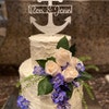 Personalized Anchor Cake Topper, Nautical Wedding Cake Topper, Naval ...