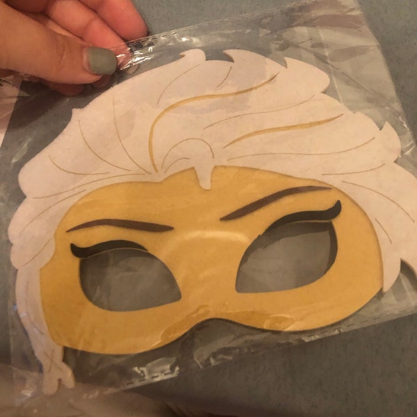 Pick Any Mixture! Frozen Birthday Party Felt Masks! Frozen Party Favors ...