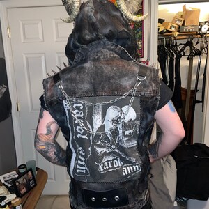 Doom Jacket Reworked Bomber Canvas / Jacket Upcycled Jacket - Etsy UK