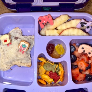 Christmas Bento Lunch Food Picks Santa Food Picks Mrs. Claus Food Picks ...