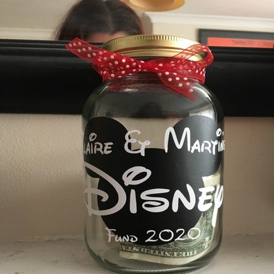 Disney Savings Jar // Travel Fund // We're Going to Disney - Etsy