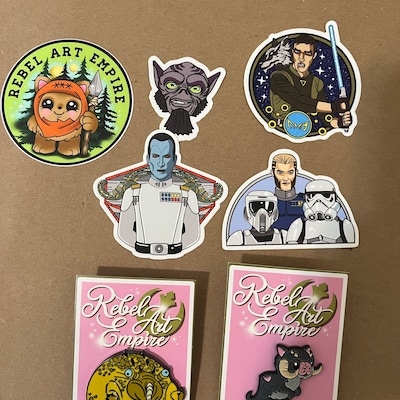 Metallic Wampa Sticker Fan Art Star Wars by Rebel Art Empire - Etsy