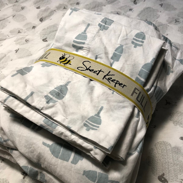 Sheet Keepers (set of 2)-bed Sheet Organizers/sheet Bands/sheet Straps ...