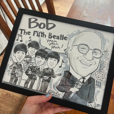 BEATLES Coloring Pages for Adults, Post Card Size, Fun Activity for ...