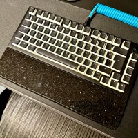 African Padauk Wood Ergonomics Keyboard Wrist Rest Artisan Engrave ...