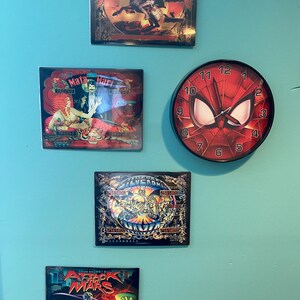 Pinball Pool Pinball Arcade Game Backglass Image on a 8x10 Metal Plate ...