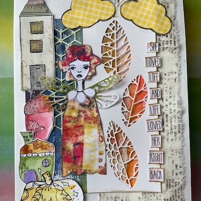 Paper Dolls Collage Sheet Art Dolls Set 13 Mixed Media Paper - Etsy