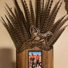 Personalized Double Wide Pheasant Tail Mount Plaque, Tail Feather ...