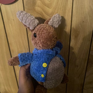 Large Peter Rabbit Crochet Pattern, Amigurumi Rabbit Pattern, Peter ...
