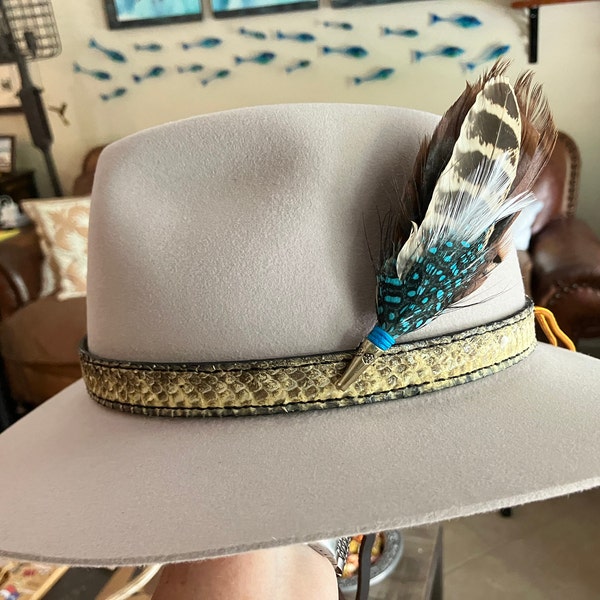 Hat Feather, Wild Quill Cowboy Hat Feather, Western Feather, Hand ...