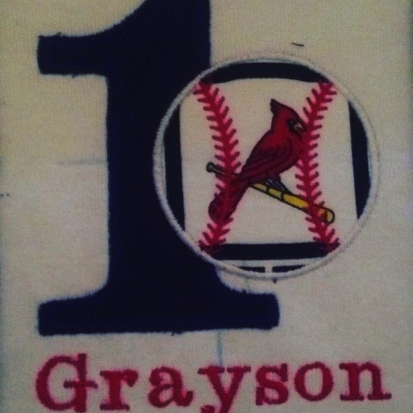 Baseball Birthday Number Set 1- 9 Machine Embroidery Digitized Applique ...
