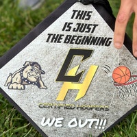 Grad Cap Topper Shoot for the Moon , Graduation Cap Decorations by ...