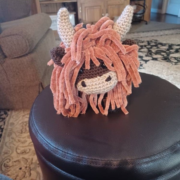 Highland Cow Crochet Pattern, Amigurumi Crochet Pattern, Highland Cow ...