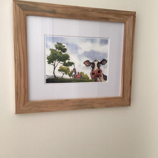 Watercolor PRINT - Gary Frederick. Line and Wash. 8"x 10". Unframed - Etsy