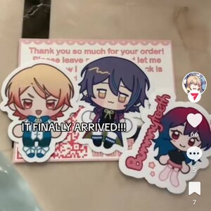 Project Sekai Stickers Vocaloid Hatsune Miku Handmade Stickers ...