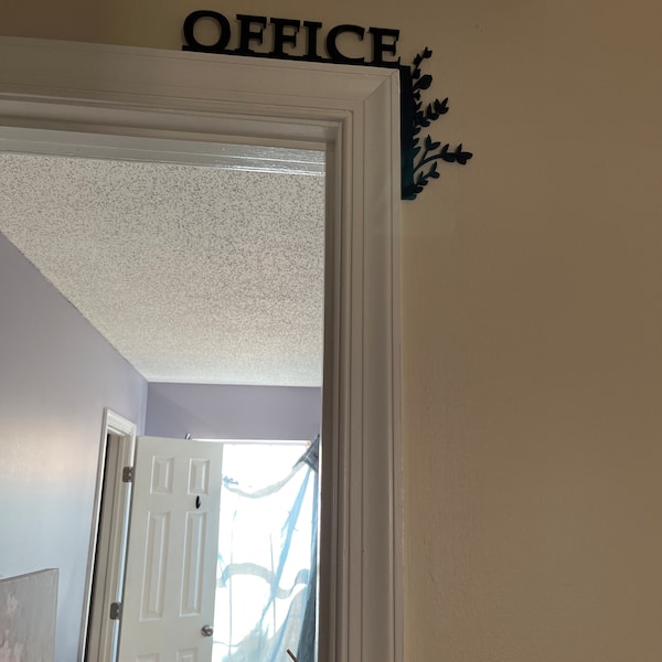 Office Door Topper / Over the Door Sign / Office Door Sign / Home ...