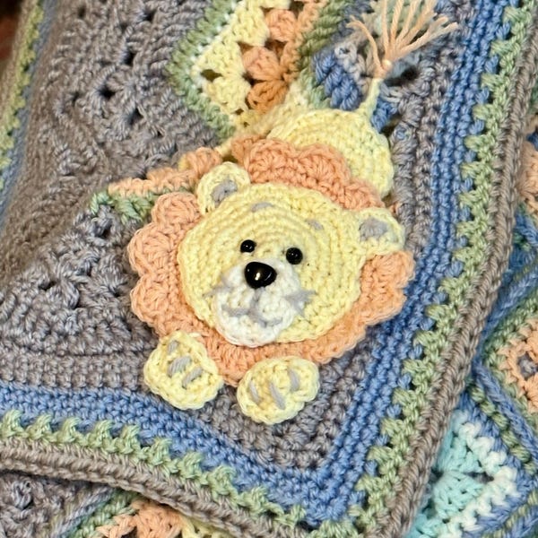 PATTERN Jungle Animal Applique Crochet Patterns PDF Elephant Giraffe ...