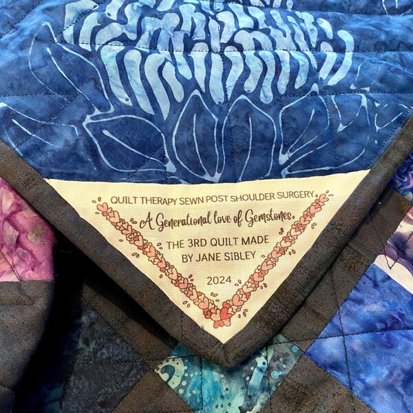 Custom Quilt Label, Personalised Quilt Label, Printed Quilt Label ...