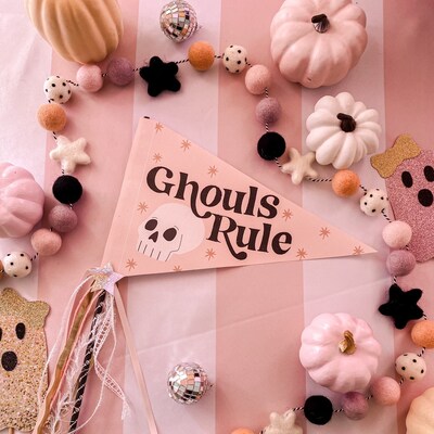 Hey Ghoul Printable Flag Halloween Printable - Etsy