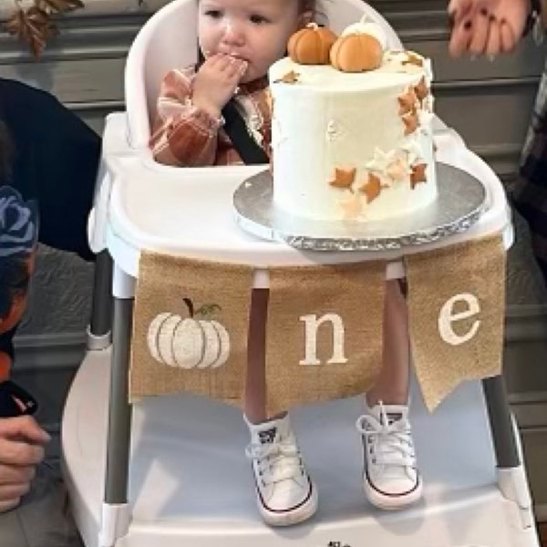 Pumpkin One Banner, Pumpkin Birthday, Pumpkin Banner, Fall Birthday ...