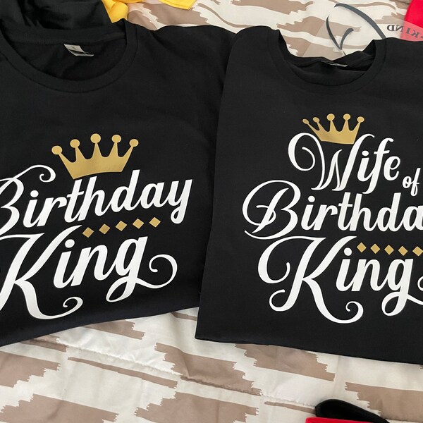 Birthday King Png, Svg & Wife of the Birthday King SVG, PNG Birthday ...