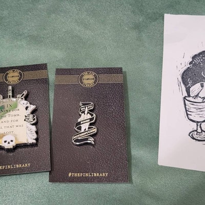 Nine for the Tomb Gideon the Ninth Inspired Enamel Pin - Etsy