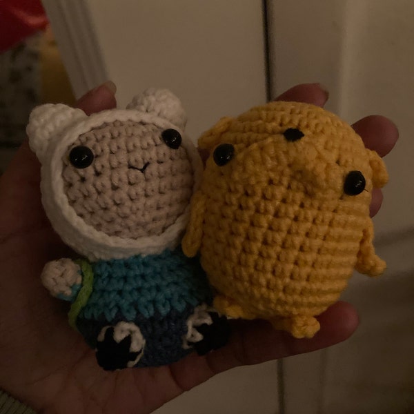 Amigurumi Cute Chibi Human and Dog Crochet Plushies | Keychains | Car ...