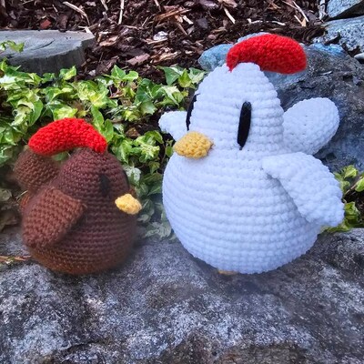 Coop Friends Amigurumi, Chicken, Duck, Rabbit, Crochet Pattern Bundle ...
