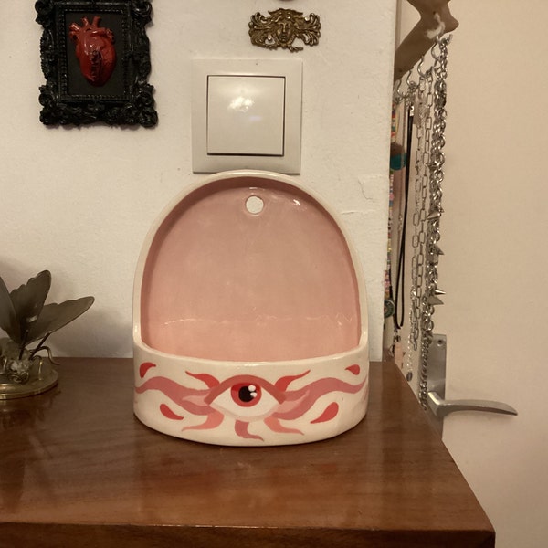 Big Sad Ceramic Wall Vase With Crying Eye - Etsy
