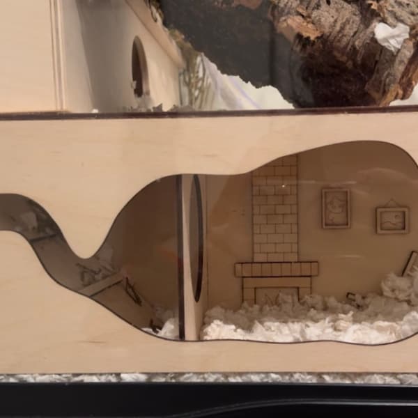 Hamster Tunnel/ Hamster Cave Hideout/ Chamber Rooms/ Hamster Digging ...
