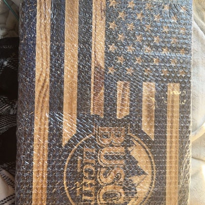 Rustic Busch Light Wooden Flag - Etsy