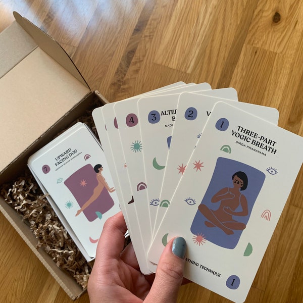 ASANA CARDS, Yoga Pose Cards, Yoga Cards, Yoga Poses, Yoga Teacher ...