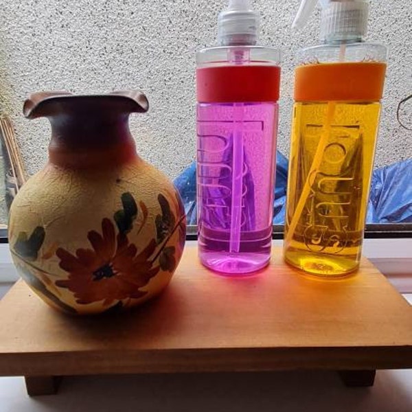 Rustic Low Countertop Stand, Bathroom Shelf, Display Pedestal, Kitchen ...