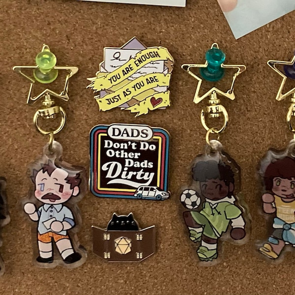 Dungeons and Daddies Season 2 | Epoxy Resin Charm - Etsy
