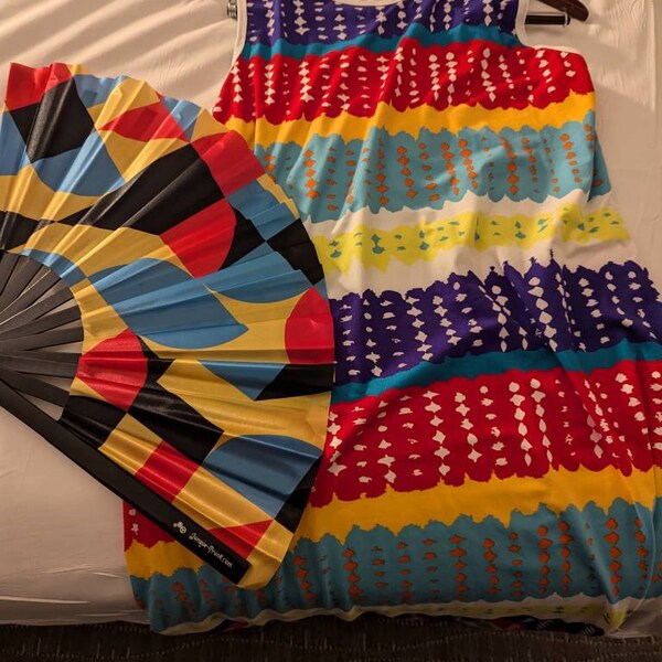 Viking, Helm of Awe, Green, Large Clack Fan Designed by Tara Vojta ...