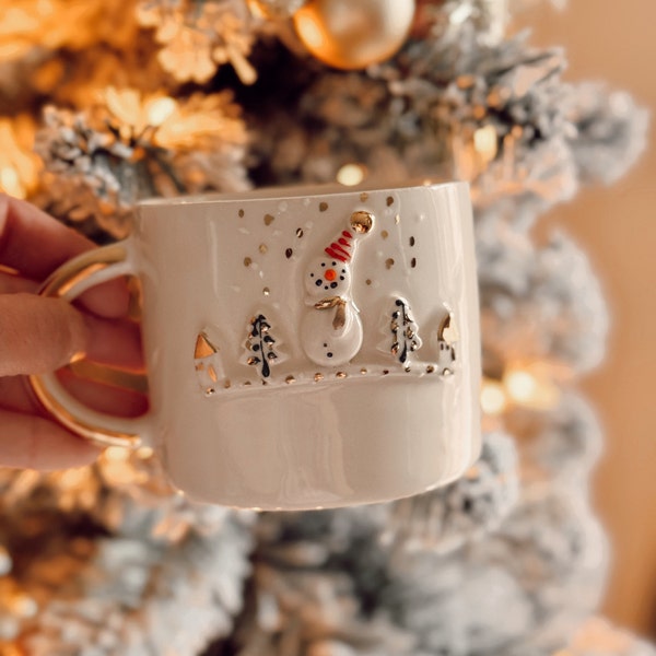 Handmade Ceramic Women Mug - 7 Oz Coffee Mug - Women Can - Women Do Mug ...