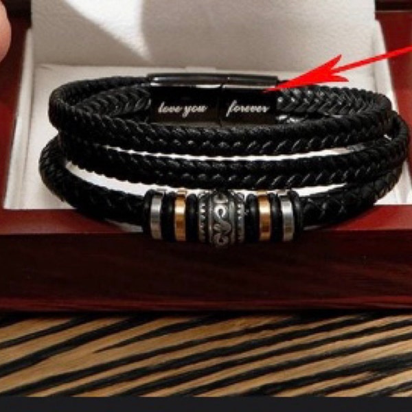 To My Man Promise Bracelet, Promise Bracelet for Boyfriend, Valentine ...
