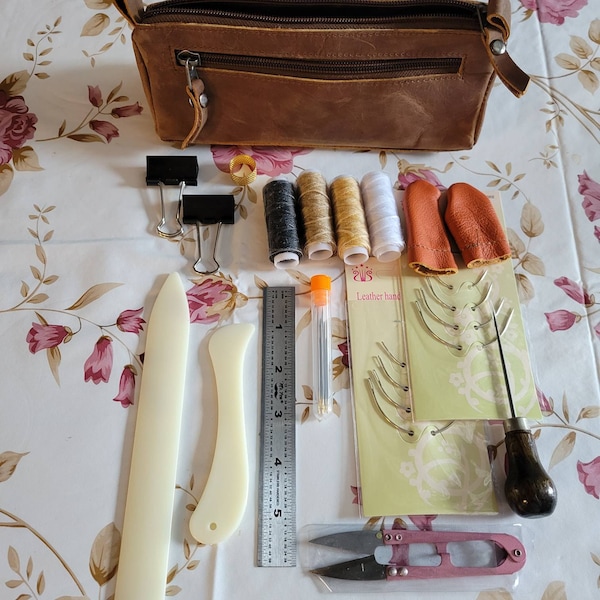 Beginner Bookbinding Kit Essential Book Binding Tool Set Including Bone ...