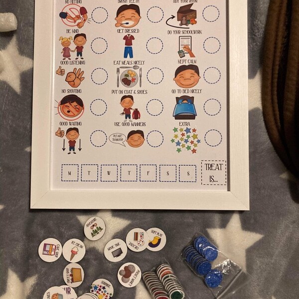 Boys, Reward Chart, Kids Daily Checklist, Family, Printable, Download ...