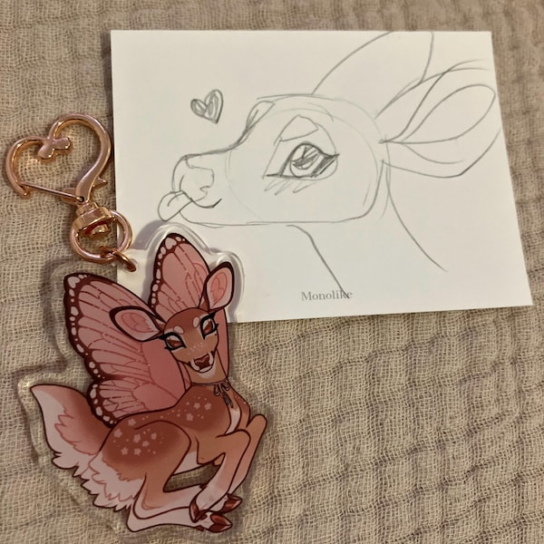Starflight Wings of Fire Wof Double Sided Acrylic Charm Keychain Dragon ...