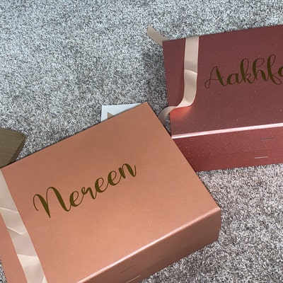 Boxed Invitation, Box Invitation, Custom Gift Box, Bridesmaid Proposal ...