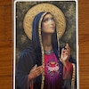 Auspice Maria Print | Catholic Art Print - Etsy