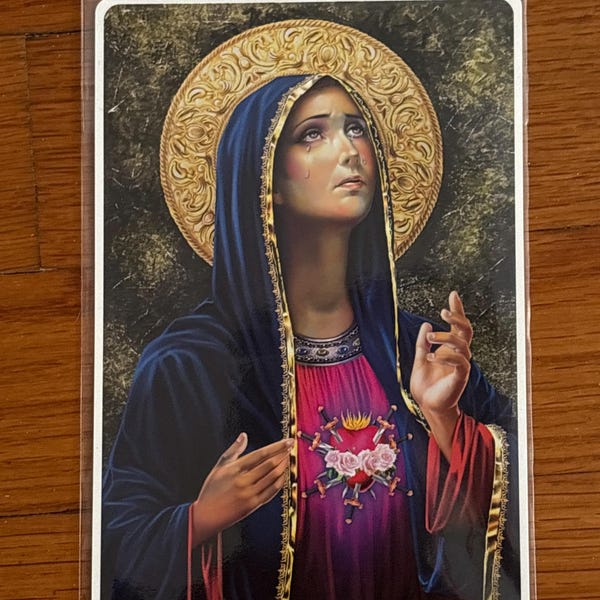 Auspice Maria Sticker | Catholic Sticker - Etsy