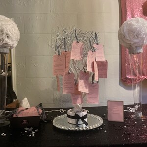 Wishing Tree Instruction Card for Baby Shower Wishing Tree Tags 5x7 ...