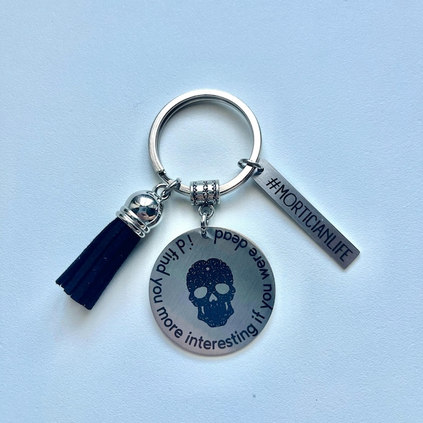 Mortician Gift Keychain Key Chain Autopsy Morticianlife - Forensic ...