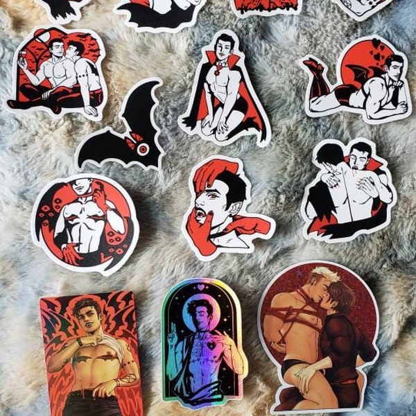 Vampire Sticker Pack - Etsy